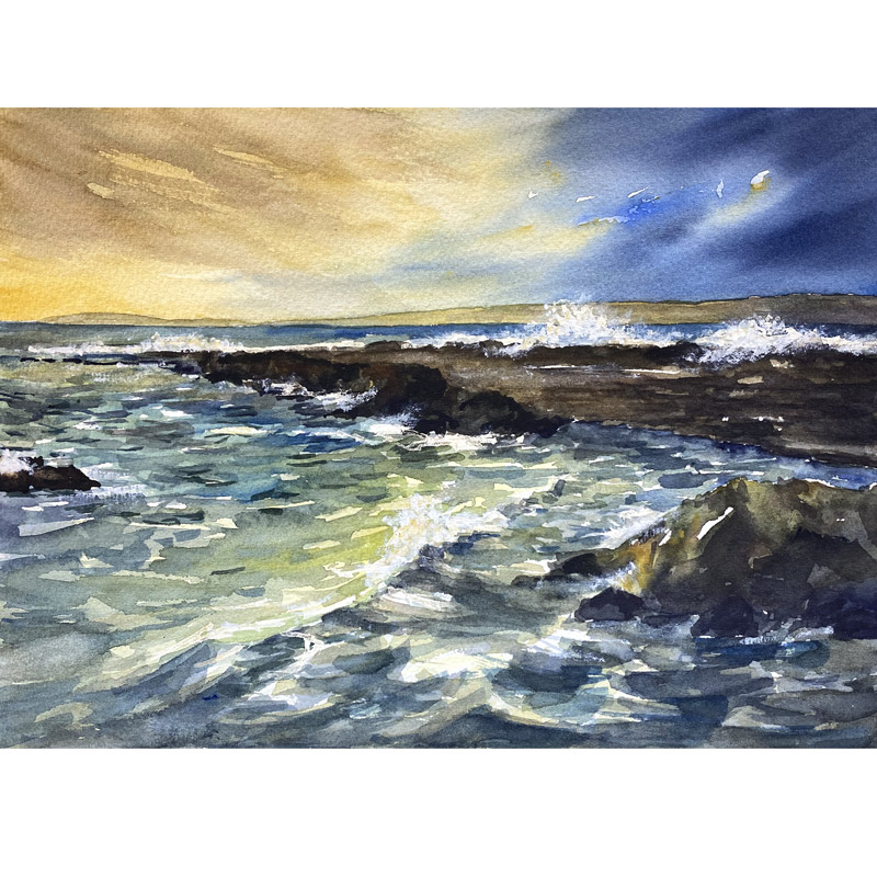 Rocky Coast - Roberta Kiphuth, Artist